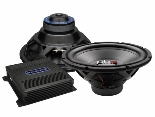 Powerbass PX-BP12 - Bass Package with Two Subwoofers and Mono Amp ...